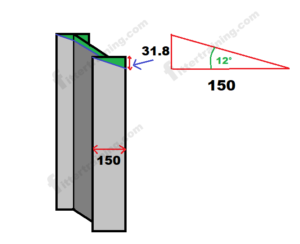 structural beam face degree cutting formula - Fitter training