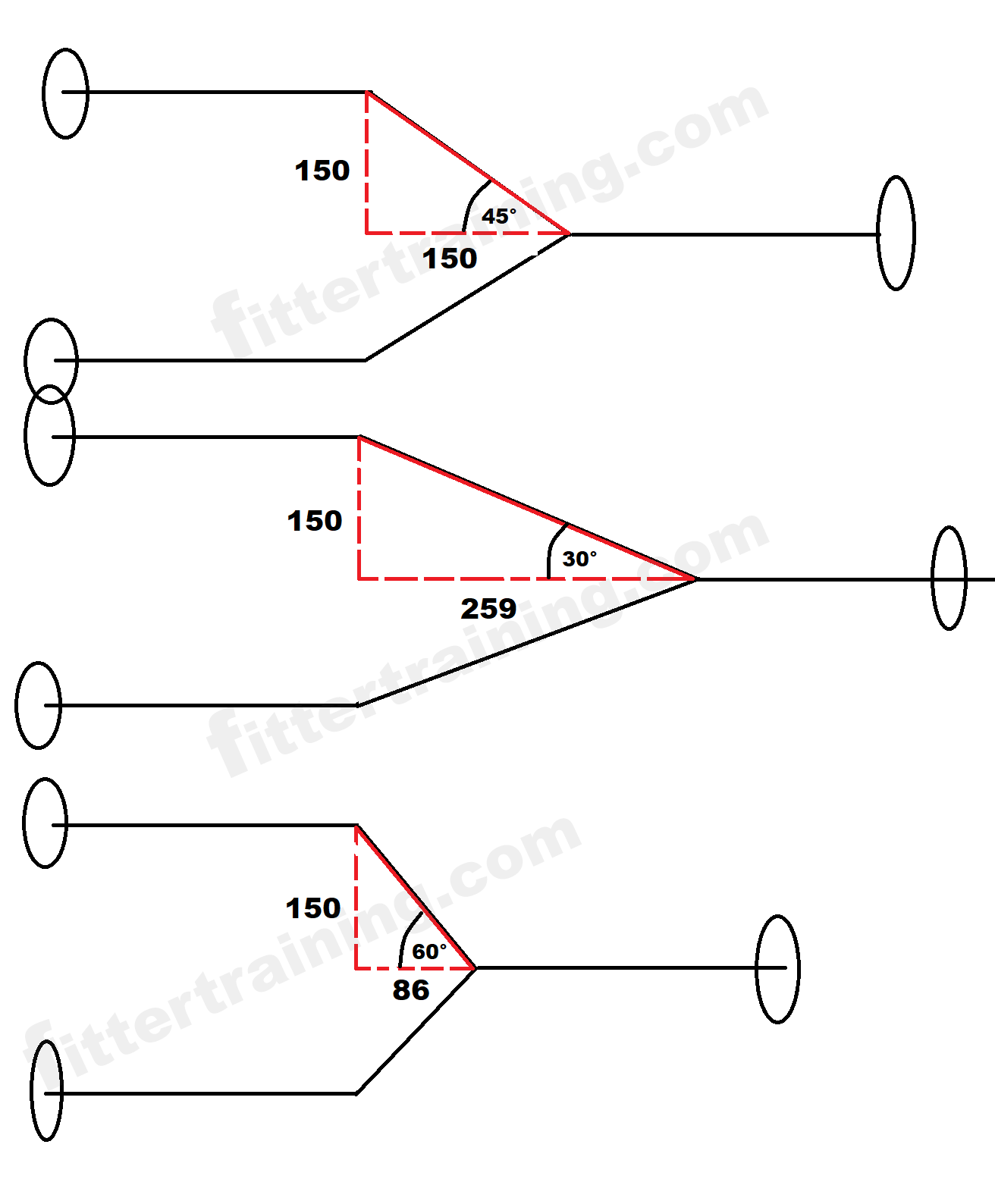 Piping Y branch marking with layout | One cut Miter pipe bend any ...