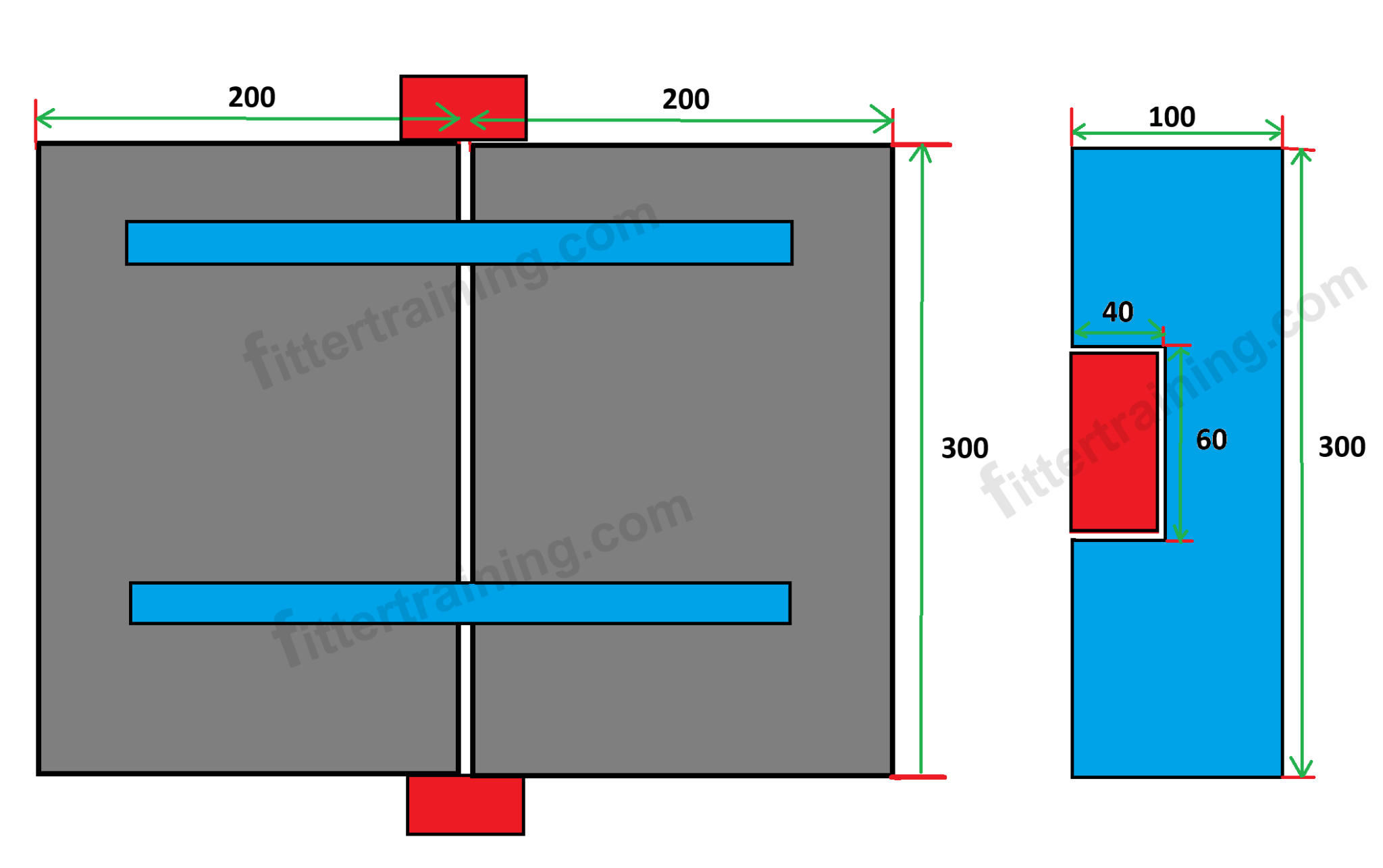 3G welding test piece fitting process | How to fabrication 3G welding ...