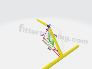 How to find double rolling pipe elbow degrees | isometric pipe drawing ...