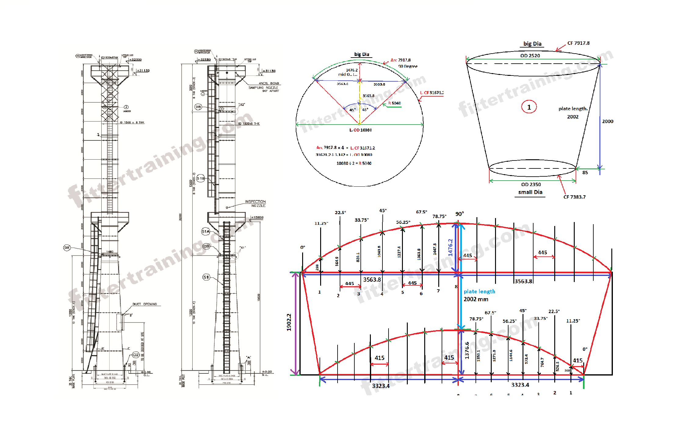how to fabrication Chimney Cone with plate | Chimney Cone fabrication ...