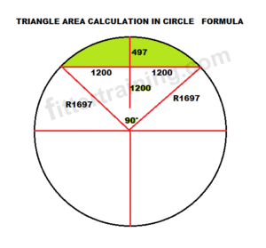 Circle plate segment area weight calculation formula | How to calculate ...