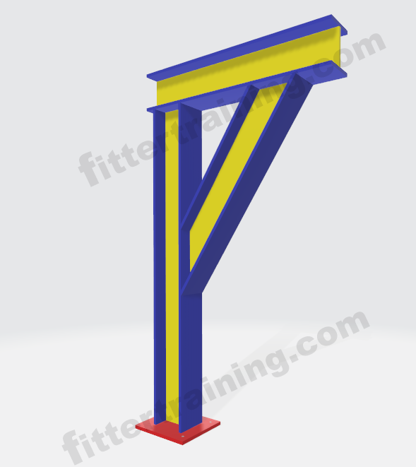 Pipe special beam bracket support degree cutting | pipe special beam ...