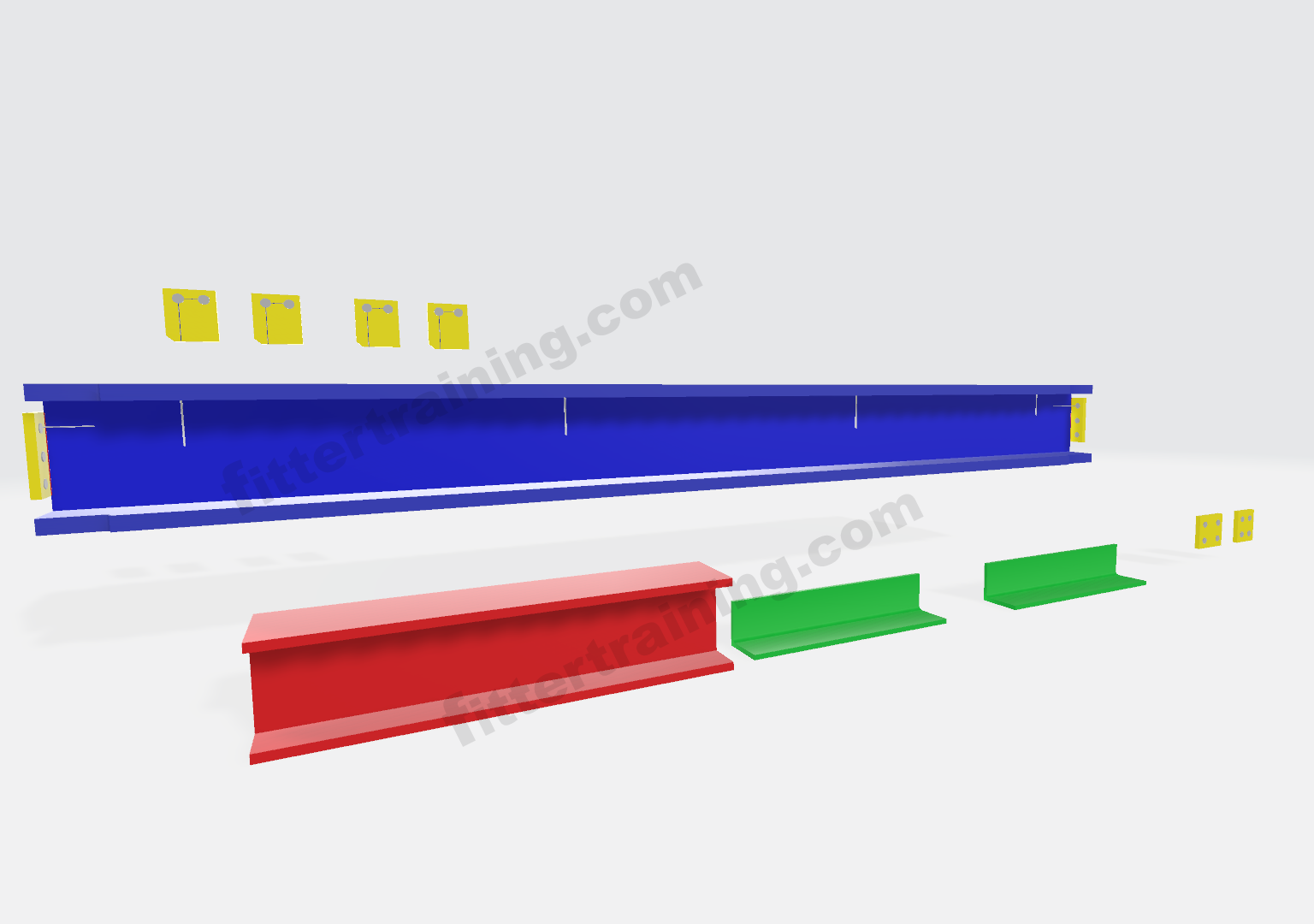 How to fabricate structural beam | Structural beam fabrication training ...