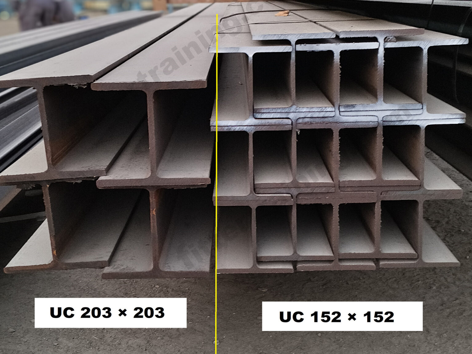UB Beam UC Column and I Beam H Beam Identify - Fitter training